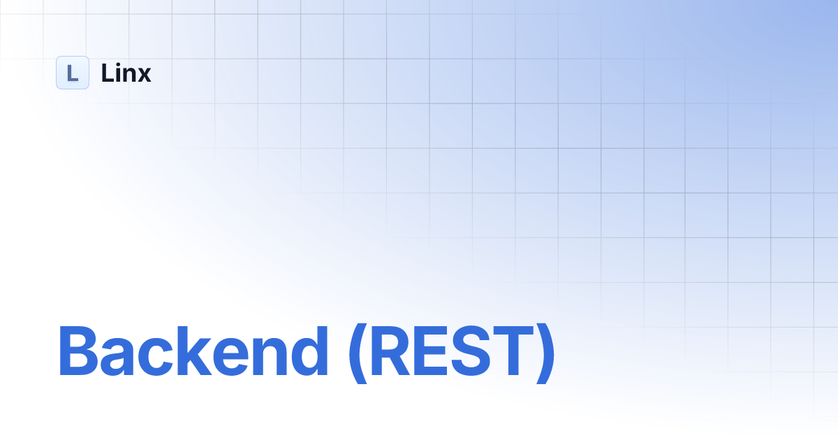 Backend (REST) | Linx